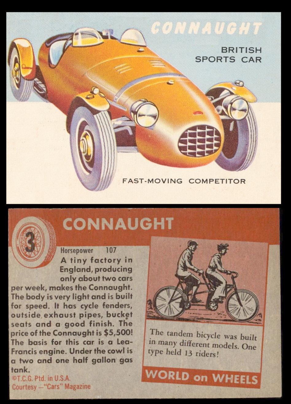 CHUCKMAN'S NON-SPORTS TRADING CARDS OF THE 1950s VOLUME 01