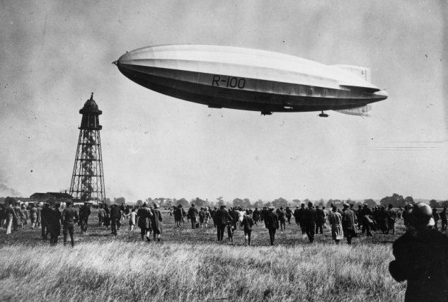 Toronto Then and Now: # 25 ~ His Majesty's Airship R100 Over Toronto ...