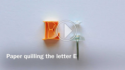 Welcome to Paper Zen ~ Cecelia Louie: Paper Quilling Letter E