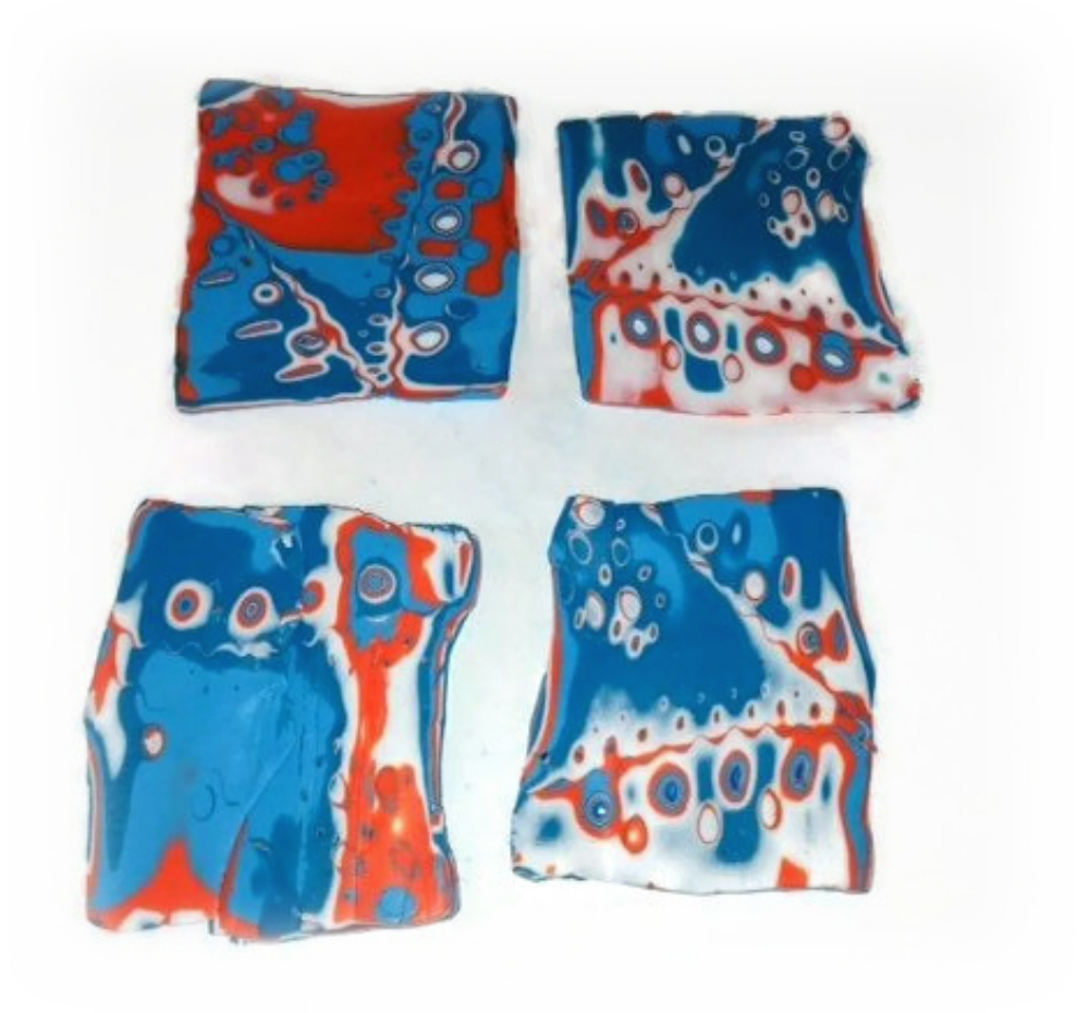 Lottie Of London's Polymer Clay Blog: Polymer Clay Mokume Game