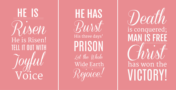 He Is Risen Free Easter Printables - Raising The Modern Kid