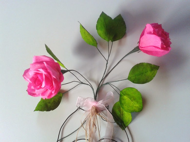 Décoration murale : "La vie en roses"