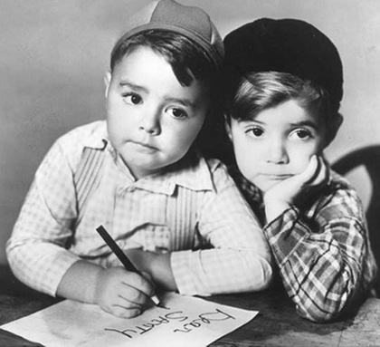 The Little Rascals -- Spanky George MacFarland • Eve Out of the Garden