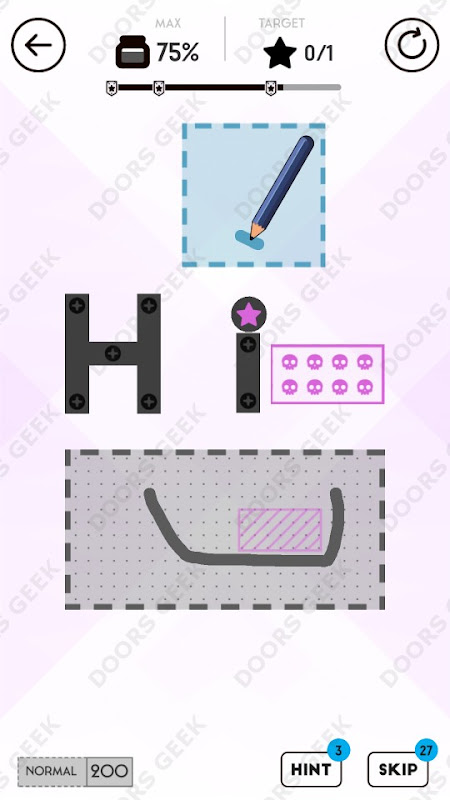 Draw Here Level 200 ~ Doors Geek