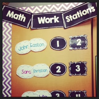 Math Work Stations PART 1 and Arrays - Queen of the First Grade Jungle