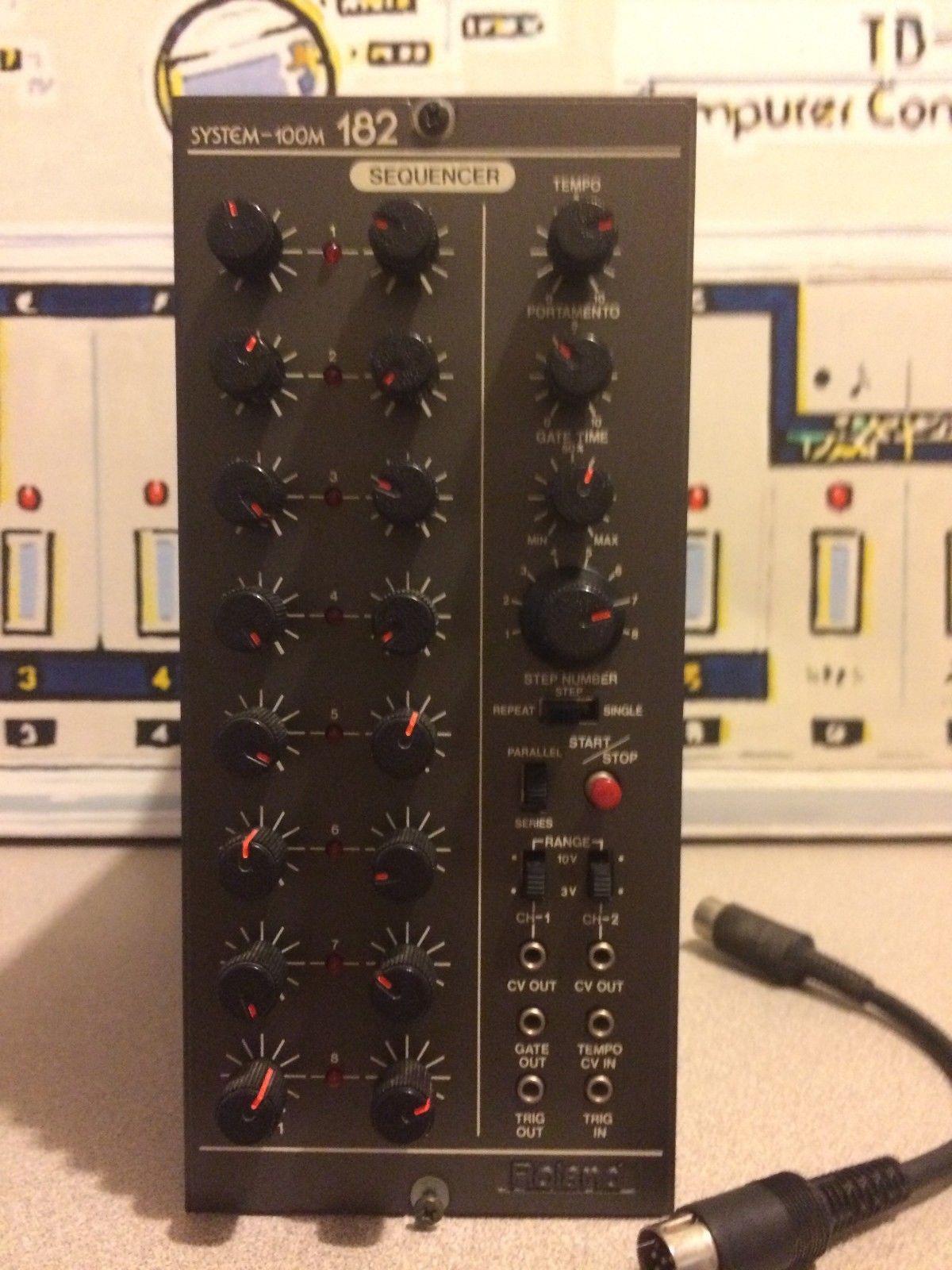 MATRIXSYNTH: Roland 100m 182 Sequencer SN 100740