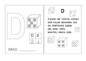 Atividades de Alfabetização coma letra D ~ Atividade para imprimir