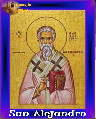 Leamos la BIBLIA: San Alejandro