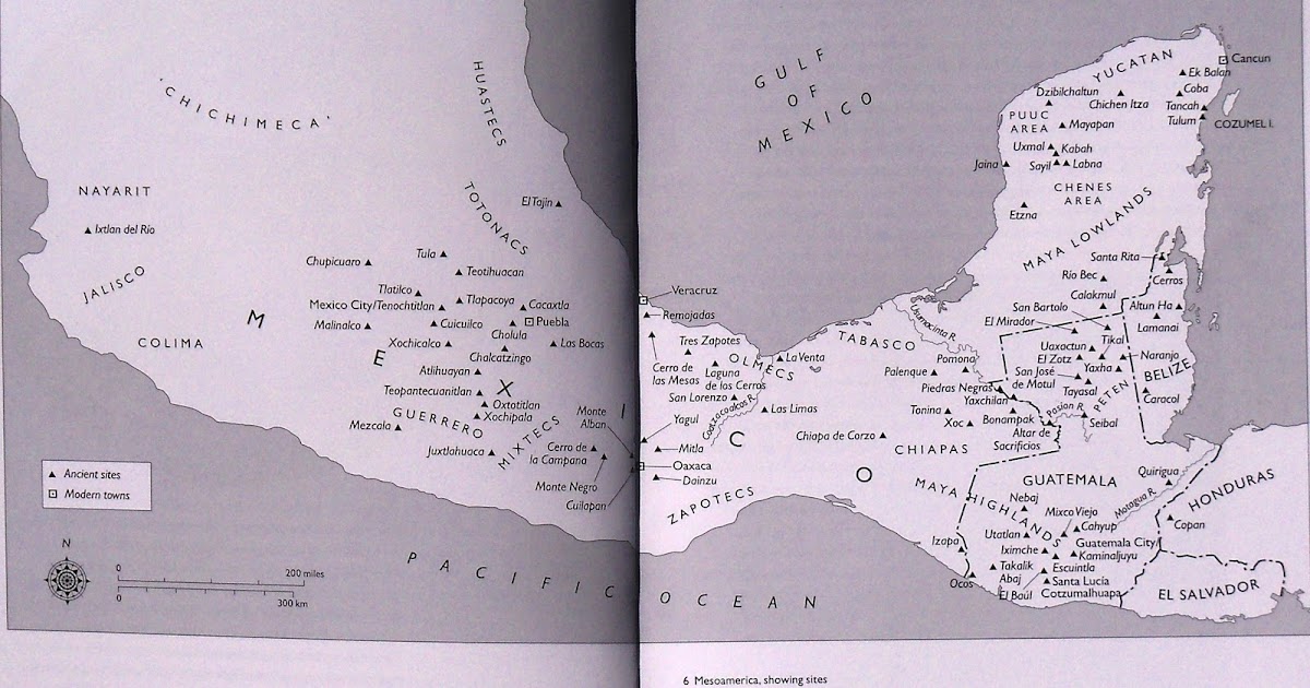 Toltec Civilization Map