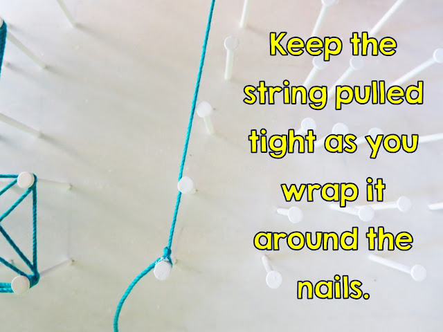 The Teacher's Prep: DIY String Art Tutorial for the Classroom