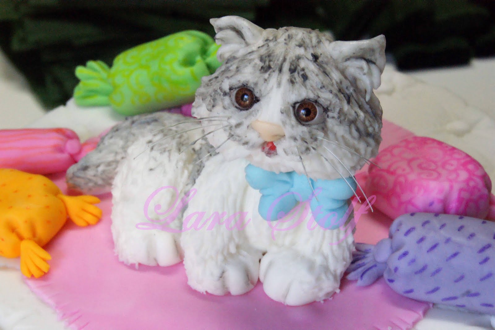 Lara Stolf Arte em Açucar: Bolo para a Gabi!!