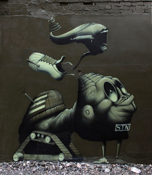 Street Art: Impressionanti Graffiti di Shok-1 - Sara Durantini