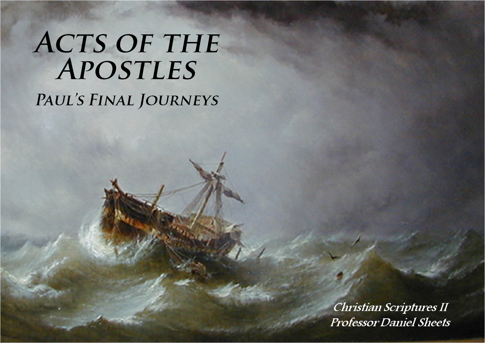 Contemplatives in the World: Lecture Three: The Acts of the Apostles ...