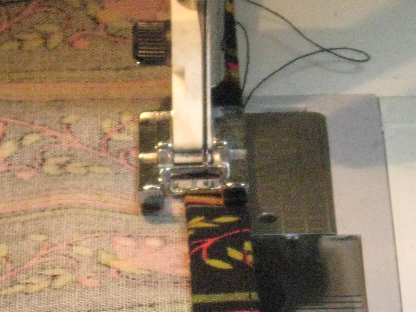 The Quilting Mill: Tutorial: How to Sew a Narrow Hem (With No Measuring!)