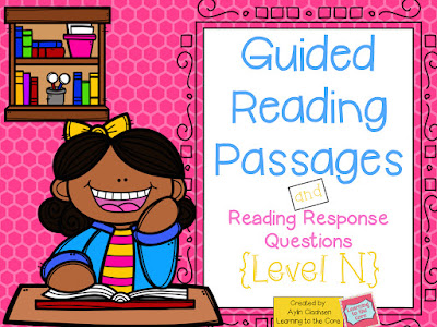 Guided Reading Passages: Levels N-P - Literacy with Aylin Claahsen