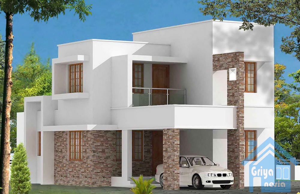 Desain Rumah Simple 155 meter | Desain Rumah | Griya Indonesia