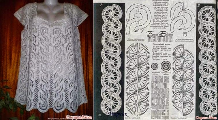 Pinterest crochet patrones blusas - Imagui