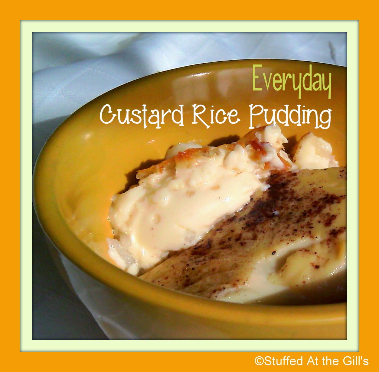 Everyday Custard Rice Pudding