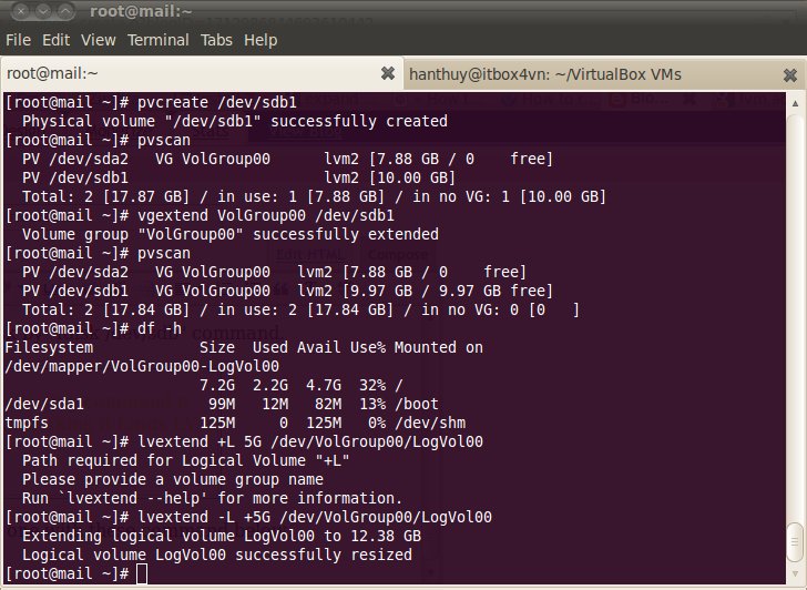 How To Expandresize Hard Disk On Virtualbox Or Linux It Box For Vn