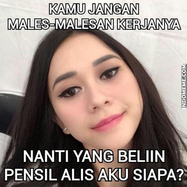 10 Meme cewek cantik, Lucu banget - PAGIHARI17