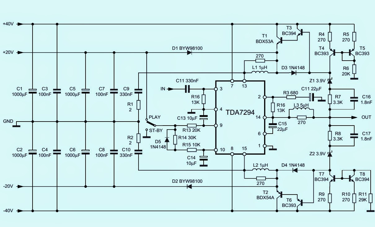 World Of Electronic Components: TDA7294V and TDA7294HS