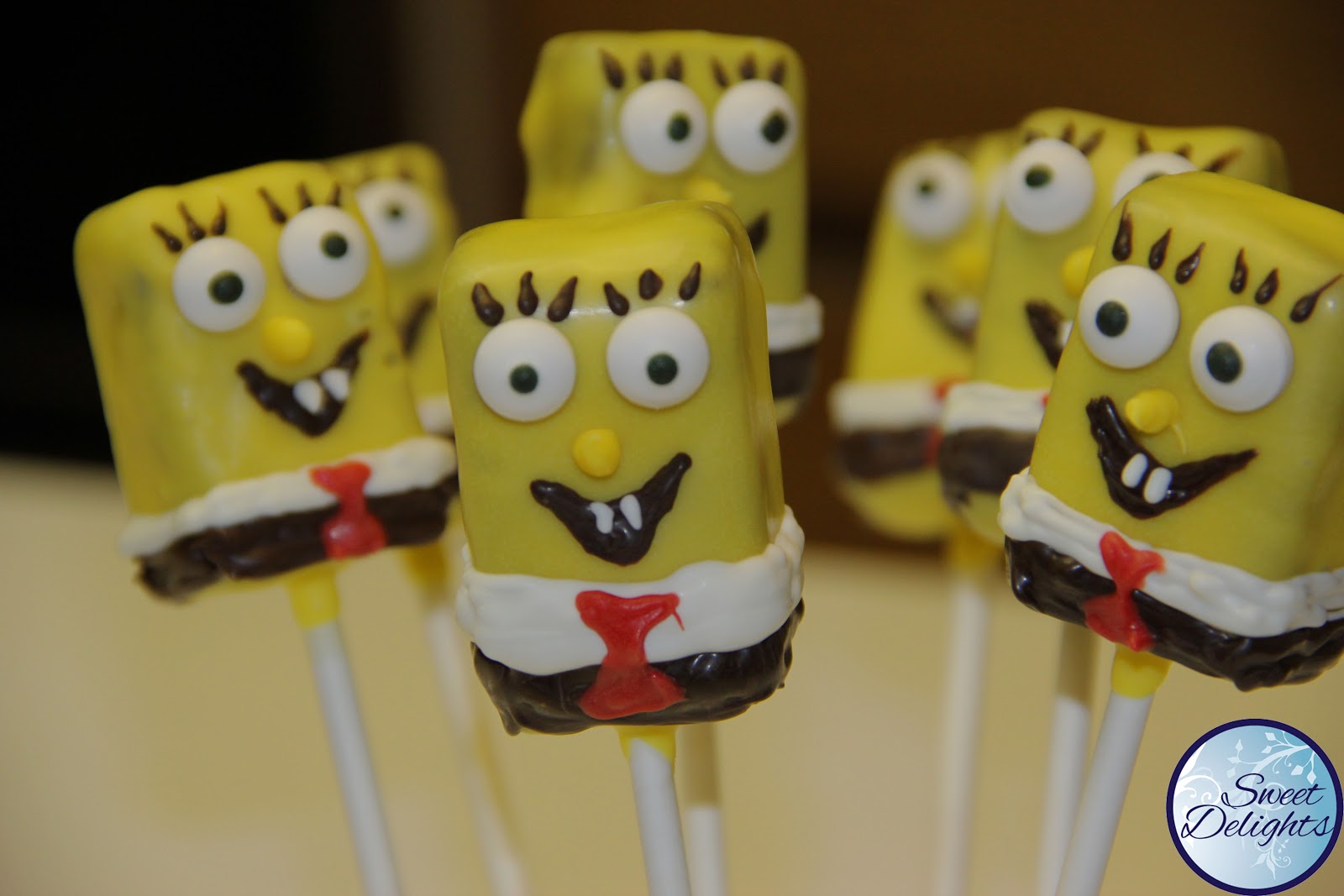 SpongeBob Cake Pops - Sweet Delights