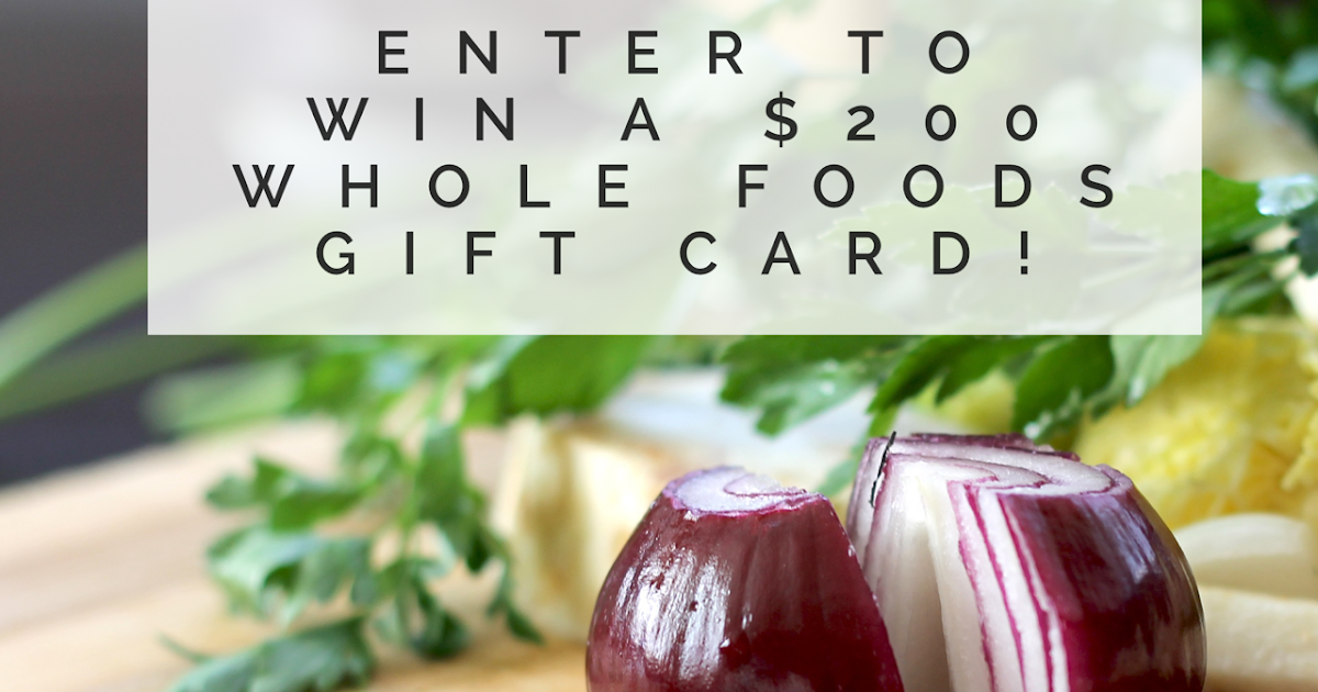 Ima...Goin' Crazy: $200 Whole Foods Gift Card