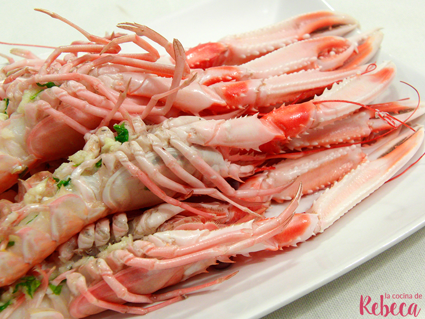 La cocina de Rebeca: Cigalas al horno