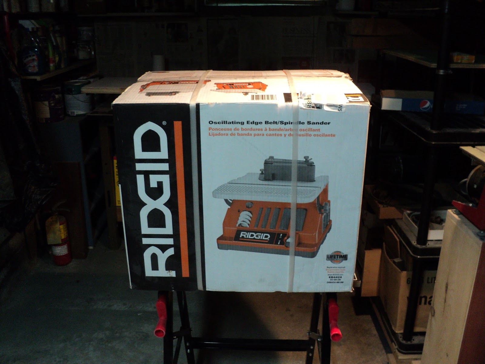 Rouge River Workshop: Ridgid's Oscillating Edge Belt/Spindle Sander ...