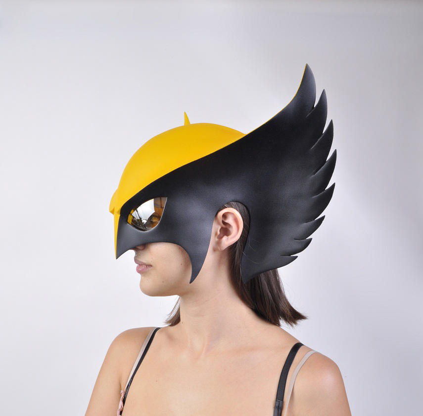 Skylow Studio Props: Hawkgirl Helmet, Mace, and Chest Piece