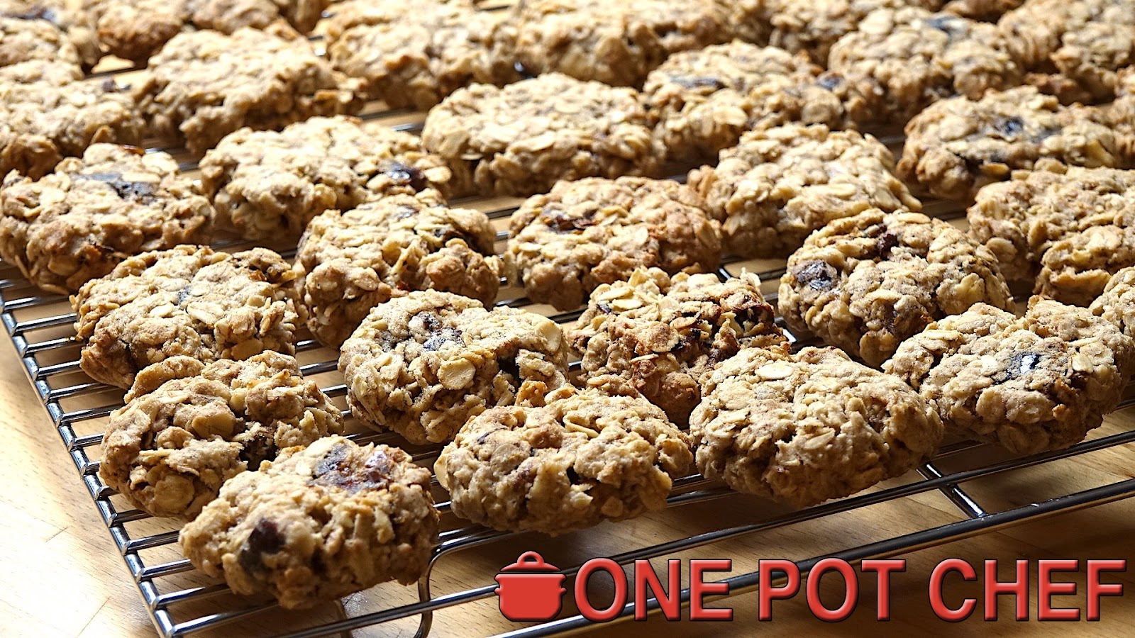 The One Pot Chef Show: Classic Oat and Date Cookies | One Pot Chef