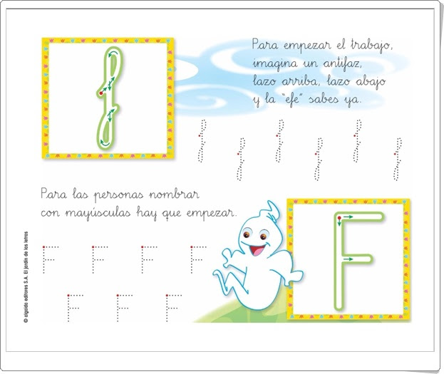 Recursos Educativos de Educación Infantil: Letra "F" (El jardín de las ...