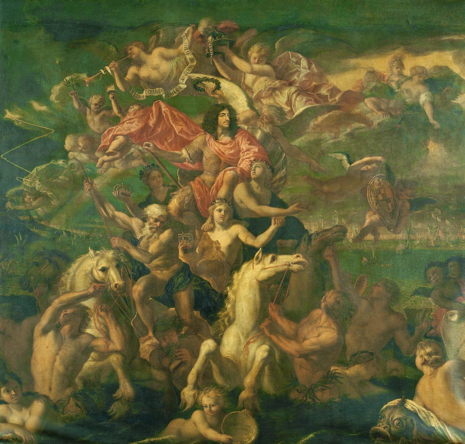 Antonio Verrio, The Sea Triumph of Charles II | Forest nymphs ...