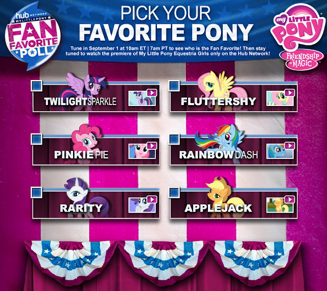 Equestria Daily - MLP Stuff!: Best Pony? The Hub Wants to Know!