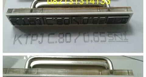 stempel shiny : stempel besi 085247360613