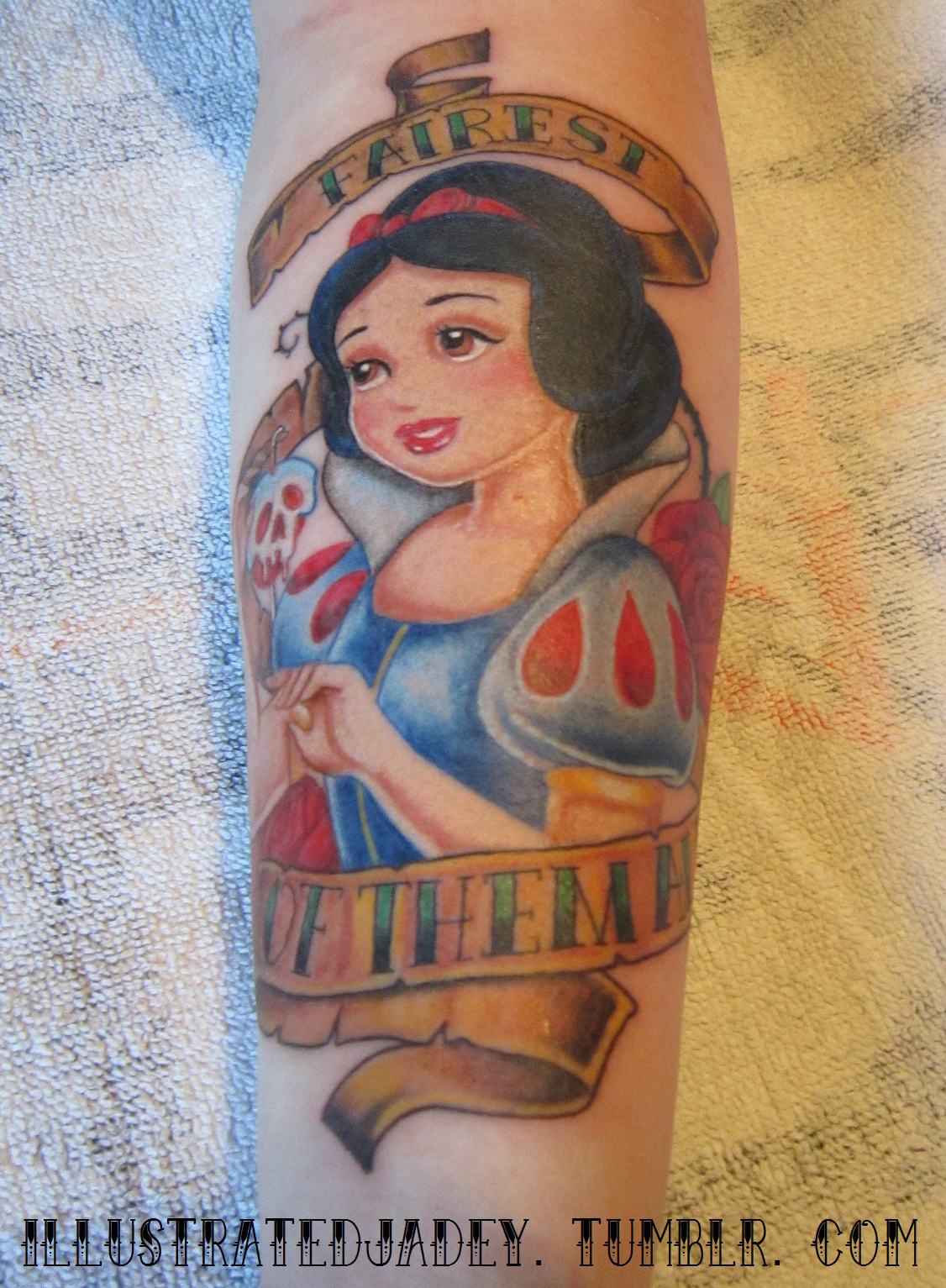 Filmic Light - Snow White Archive: Snow White in Traditional-Style Tattoos