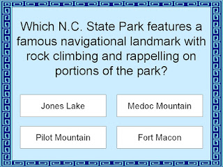 Student Survive 2 Thrive: North Carolina State Parks Trivia Game
