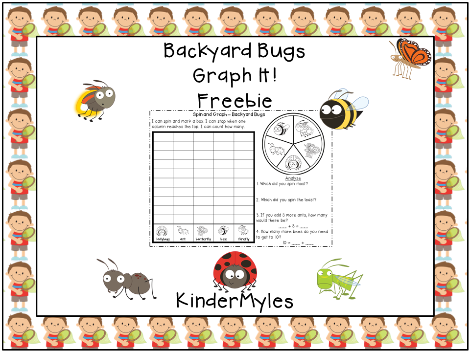 KinderMyles: Buggy About Addition {and a freebie}