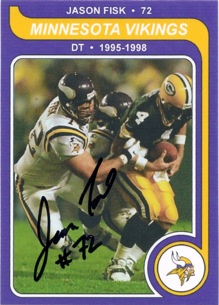 Minnesota Sports Autograph Project: JASON FISK