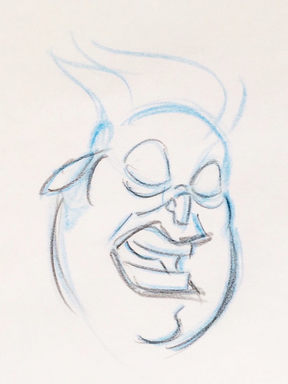 Animation Collection: Original Production Animation Drawing of Ursula ...