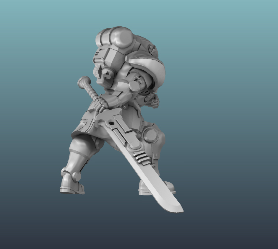 DREAMFORGE-GAMES: Eisenkern Heavy Trooper (Preview) 28-32mm miniatures