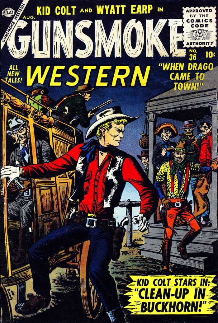 Gunsmoke Western #36 - Al Williamson art - Pencil Ink