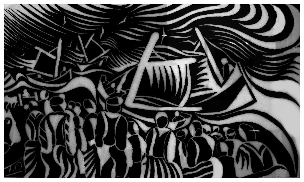 The Linosaurus: Ameland and the Linocut print