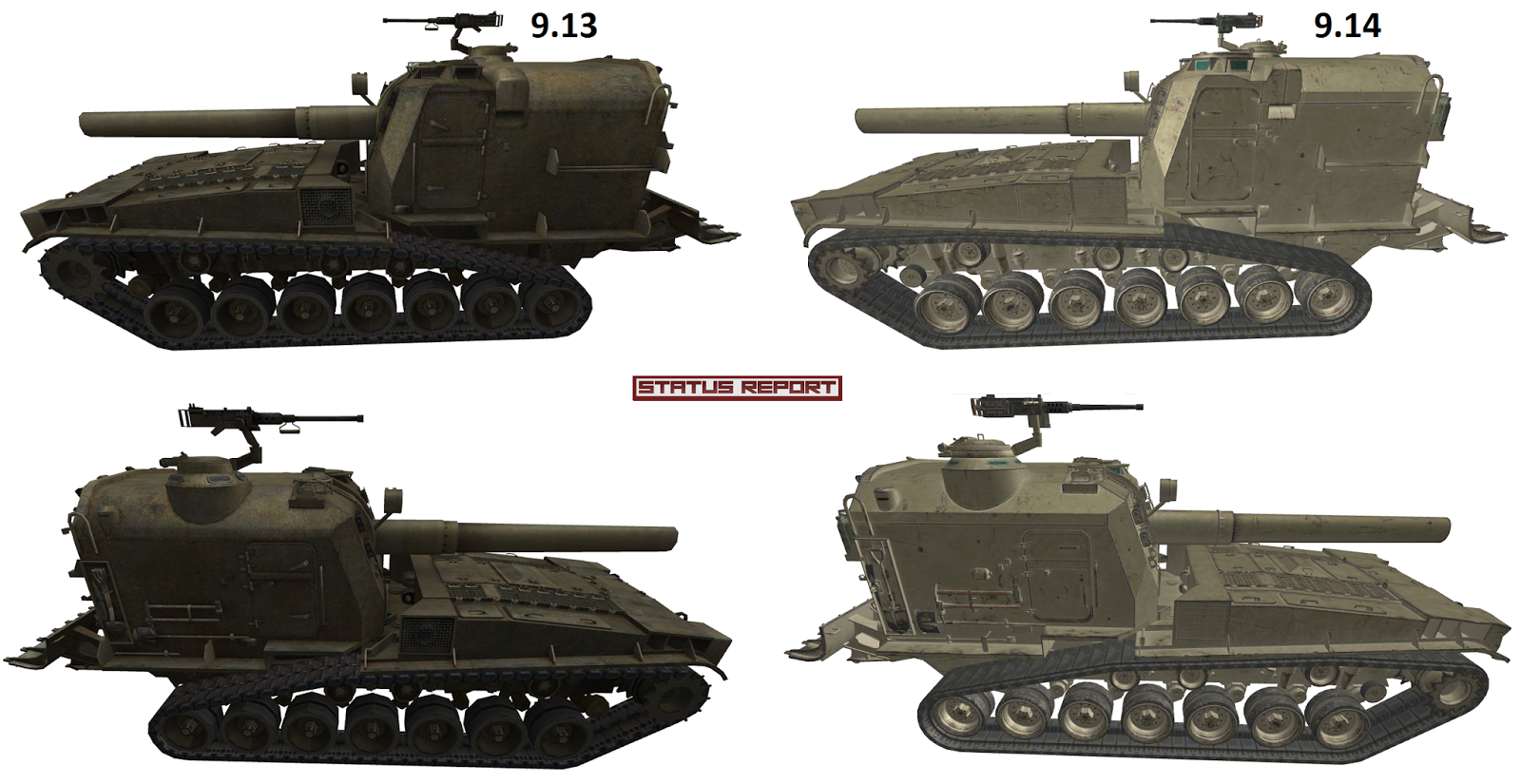 Status Report: 9.14 SD/HD comparison: M53/M55, Sexton II, G.W. Tiger ...