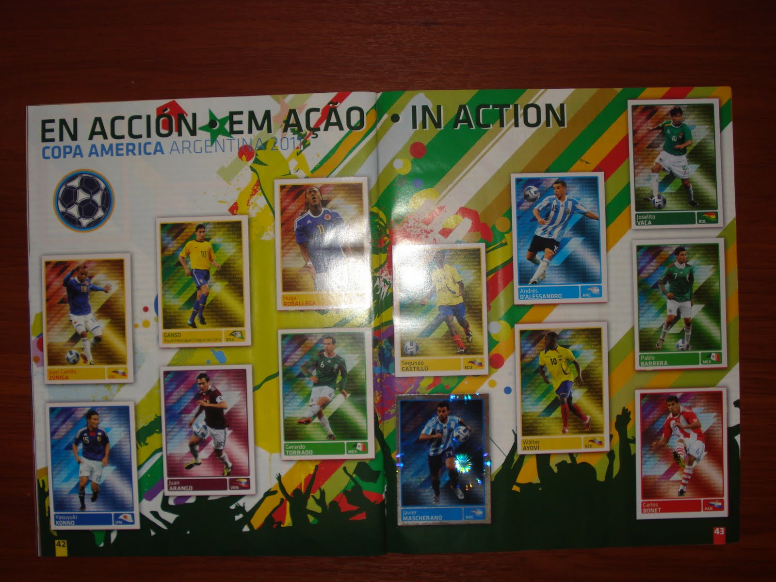 Coleccionistas de Futbol: Album Copa América Argentina 2011 - Panini