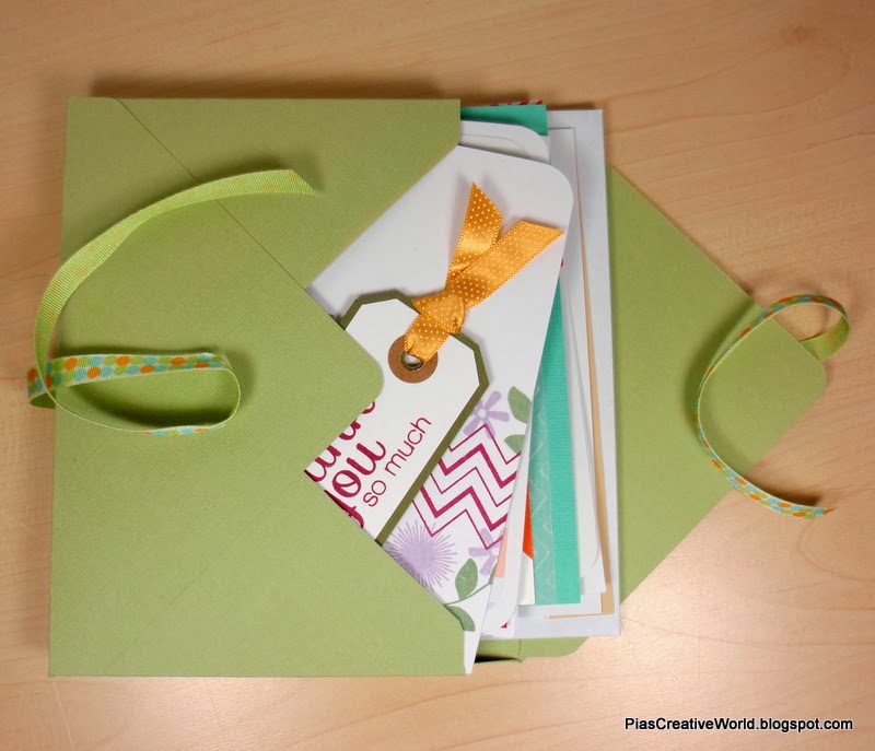 Pia's Creative World: Tutorial: Card box with Envelope Punch Board ...