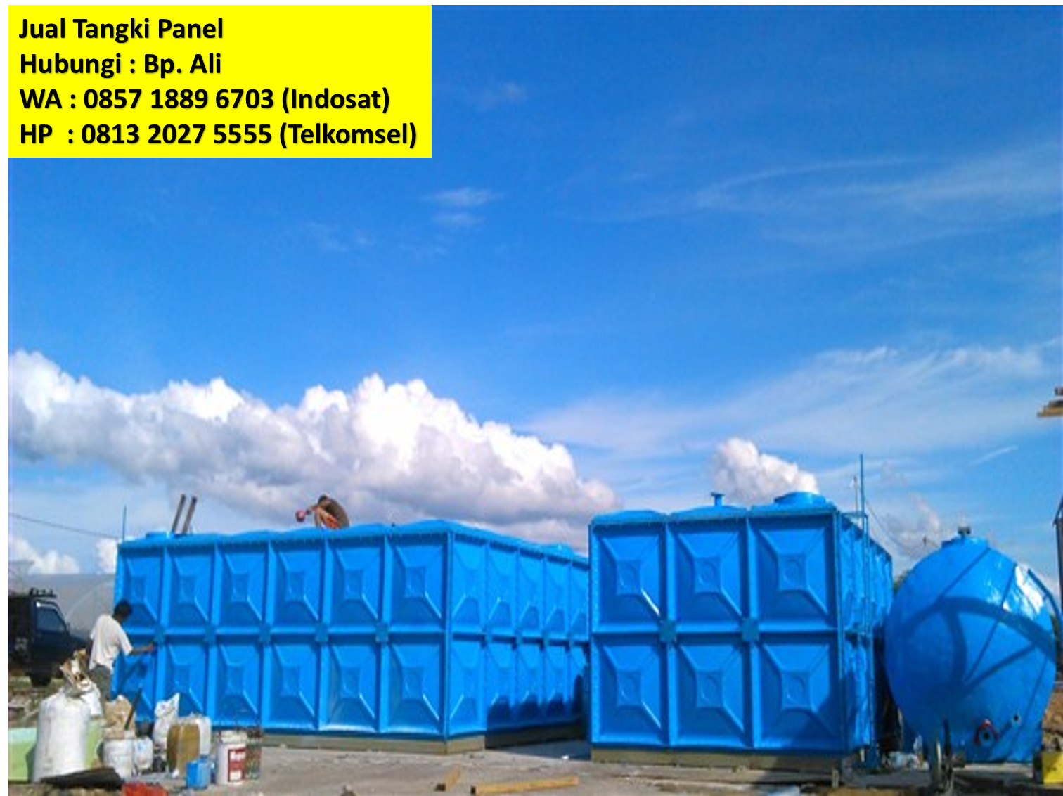 Jual Tangki Fiber, Tangki Panel, Tangki Air, Tangki Fiberglass. Hub ...