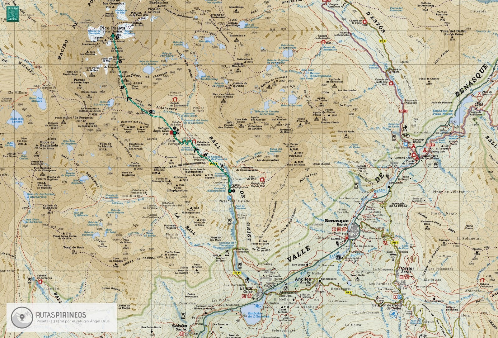 ÚLTIMO LARGO: ASCENSION PICO POSETS 3.375 MT. PIRINEOS AÑO 1988
