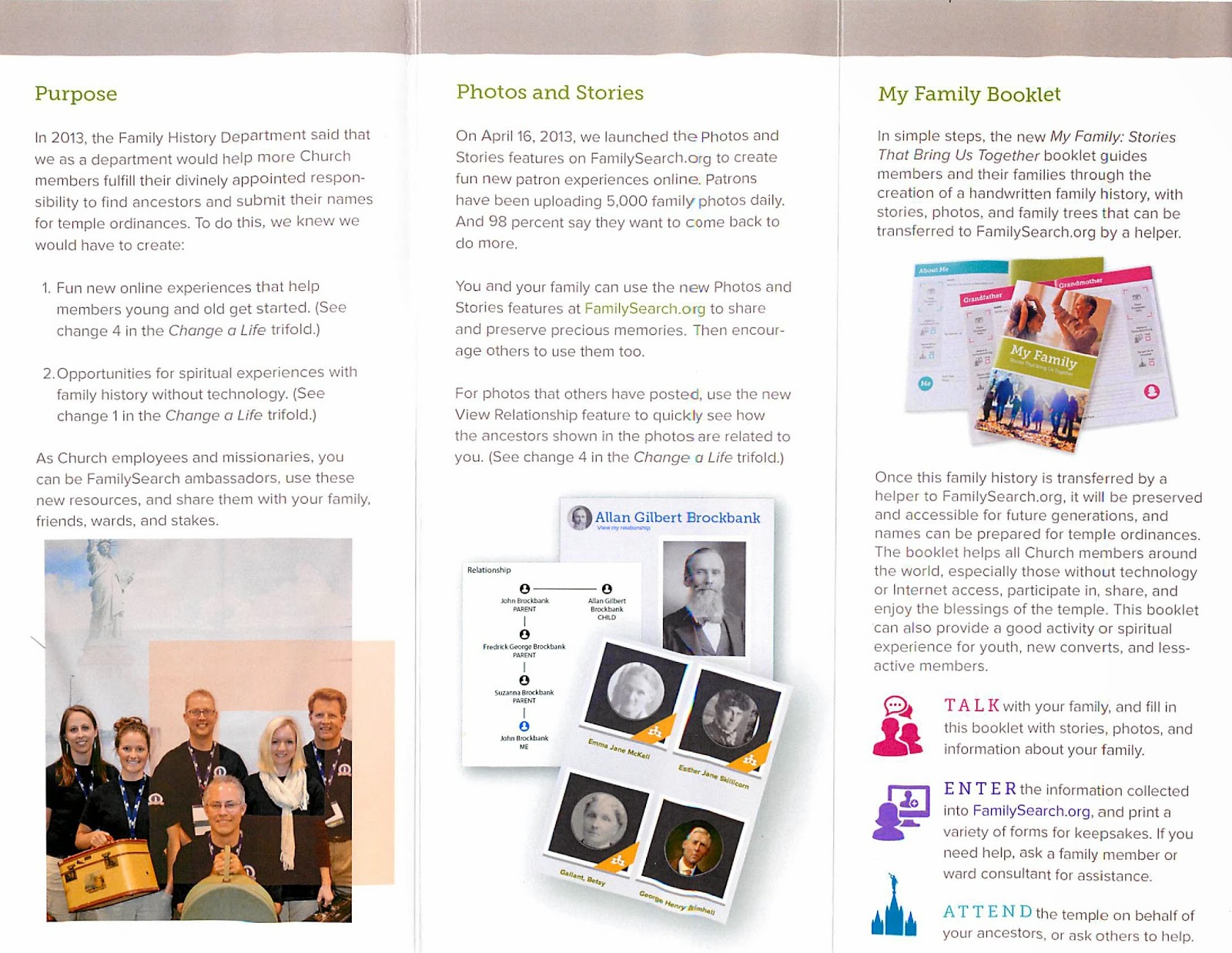 Enduring Legacy Genealogy: FamilySearch handouts (LDS): Family History ...