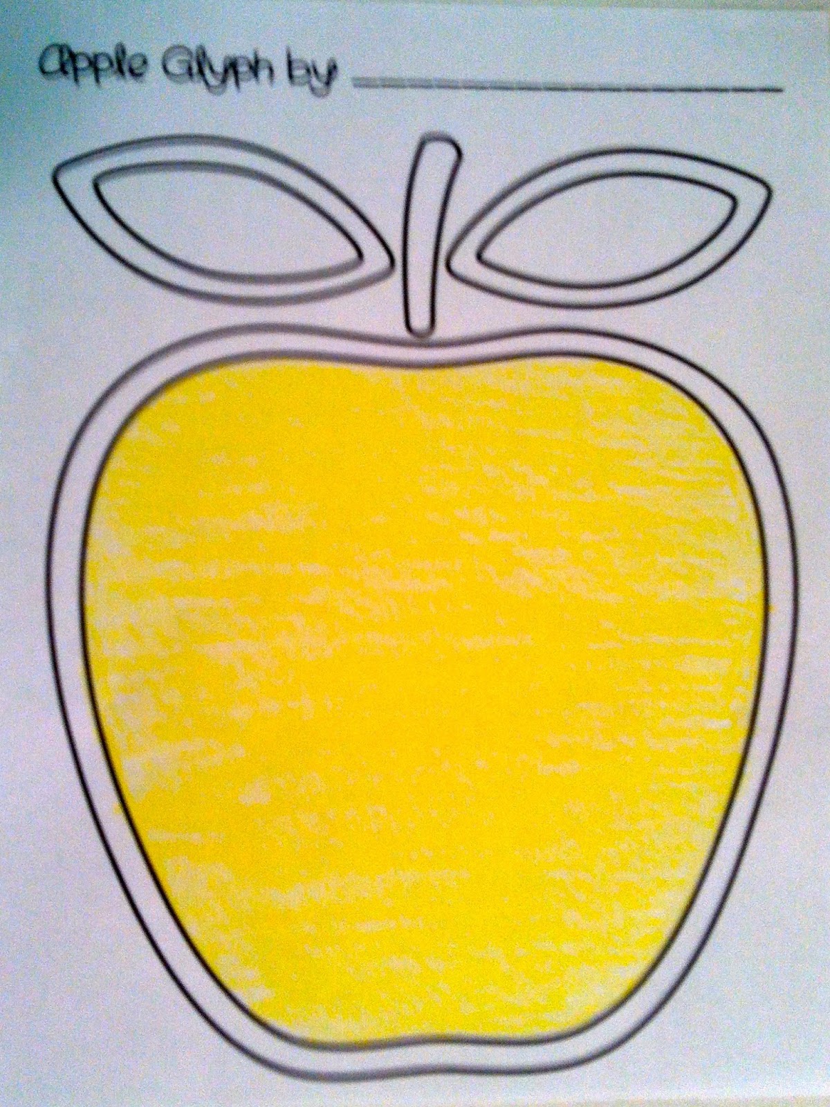 Mrs. C's Classroom: Apple Glyph